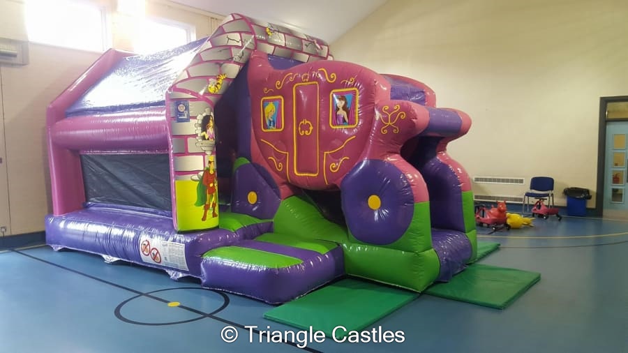 Princess Carriage Castle with Front Slide - Bouncy Castle and Event ...